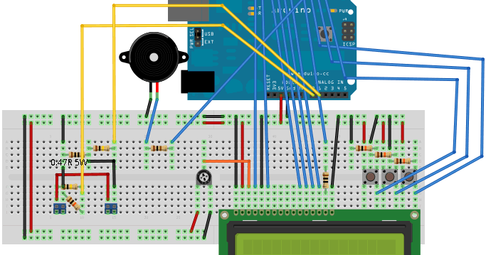 Rêxpirando: Arduino Volt-Ammeter - Part 1 - Breadboard
