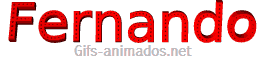 Gif animado do nome Fernando pessoas em vermelho animação 44 assinatura