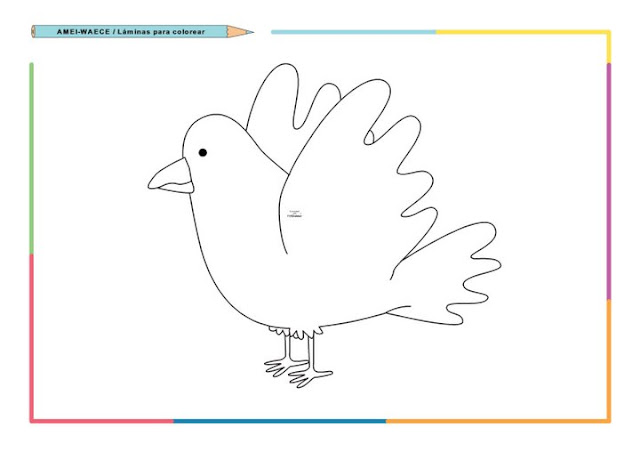 DIBUJOS DE AVES PARA COLOREAR