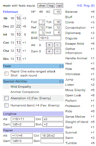 D&D Player's Companion Journal: Favored Enemies