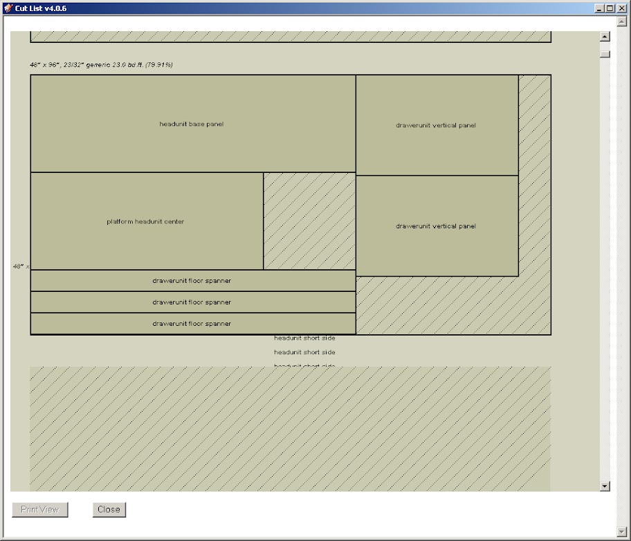 Bogus Sketchup Cutlist layout view | LumberJocks Woodworking Forum