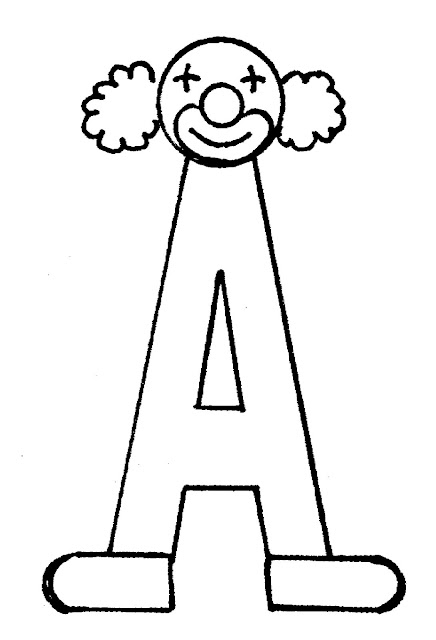 Letras para colorir – Colorir e Aprender