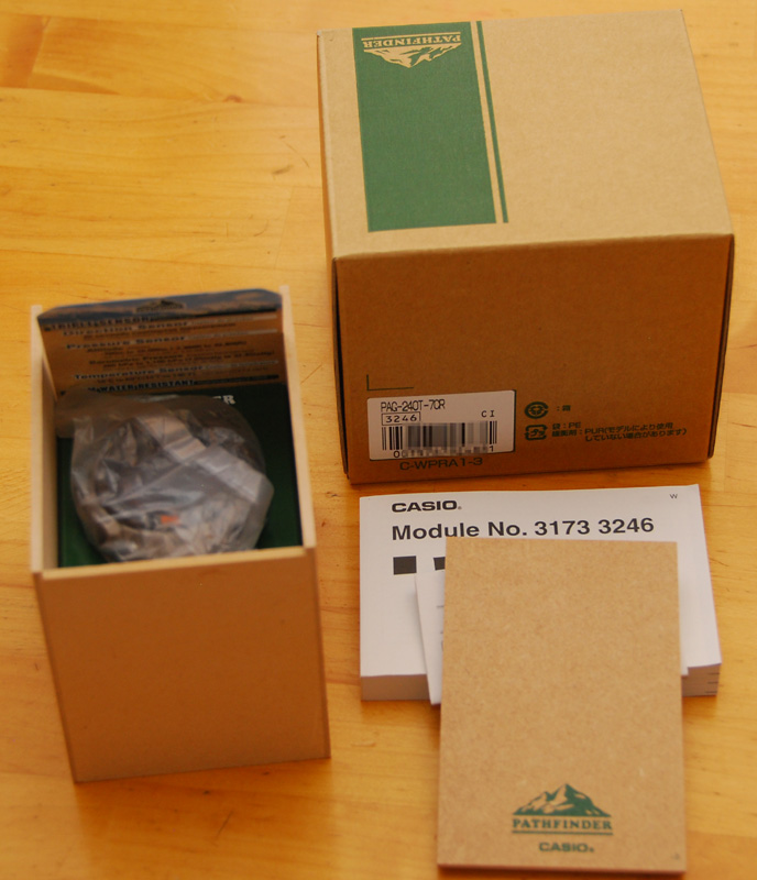FS: Casio Pathfinder PAG240T with titanium bracelet (new release ...