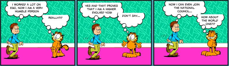 Sahaj Cartoons and other funnies: being humble