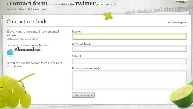 40 formularios de contacto creativos - Eressea Solutions
