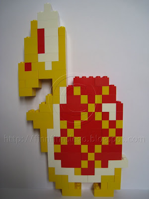 FinnFinns Lego: Koopa Troopa (Red) from Super Mario Bros.