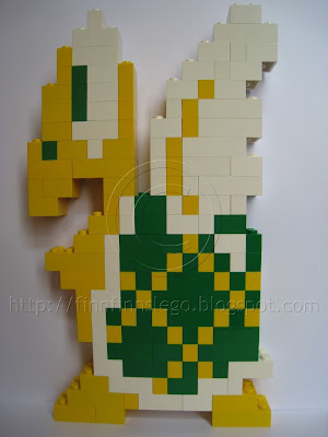 FinnFinns Lego: Koopa Paratroopa (Green) from Super Mario Bros.