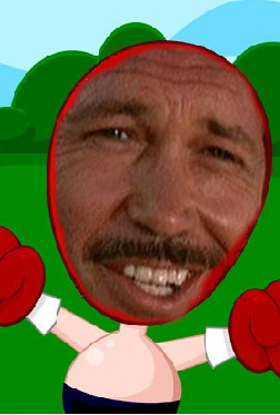 FARK.com: (5615973) Theme: Strong Bad without his mask