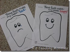 Happy and Sad Teeth Collage