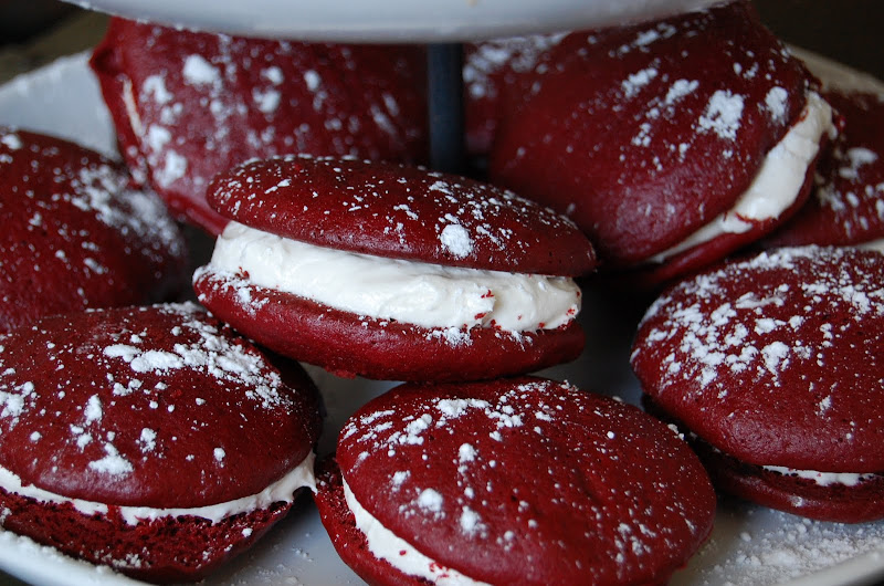 Broccoli and Chocolate: Red Velvet Whoopie Pies