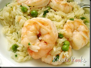 Krista Kooks: Shrimp, Peas and Rice