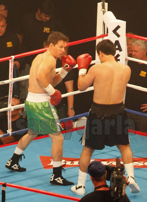 Mark Wahlberg Takes Punches in the Ring
