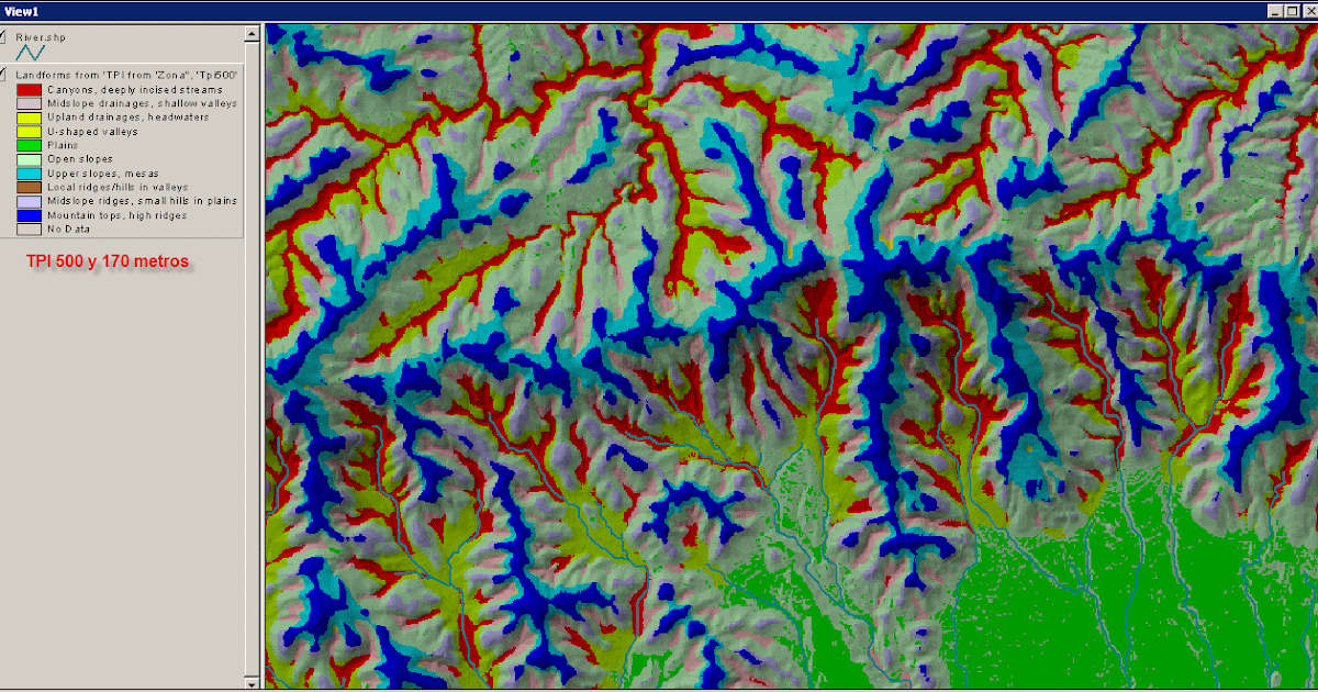 ITACAS: Topographic Position Index (TPI)