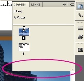 Tips & Techniques: Missing Pages Panel icons in InDesign