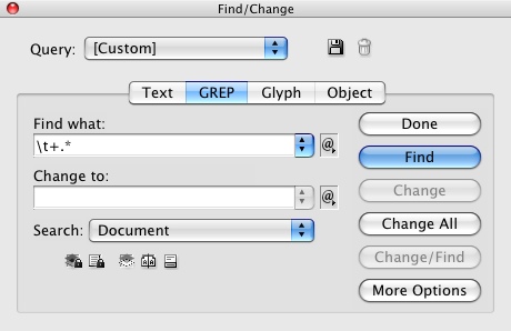 Tips & Techniques: Use GREP find to truncate lines of text