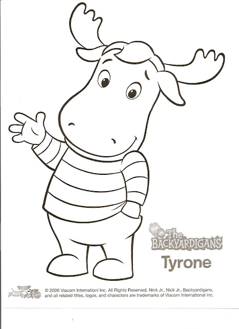 BACKYARDIGANS PARA COLOREAR DIBUJOS DE BACKYARDIGANS