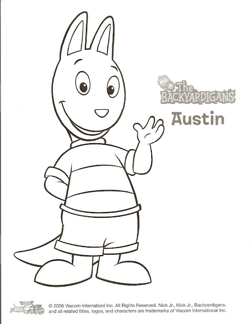 BACKYARDIGANS PARA COLOREAR DIBUJOS DE BACKYARDIGANS
