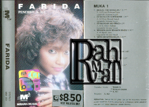 FARIDA – FARIDA (1986) | Nostalgia Lagu-Lagu Melayu