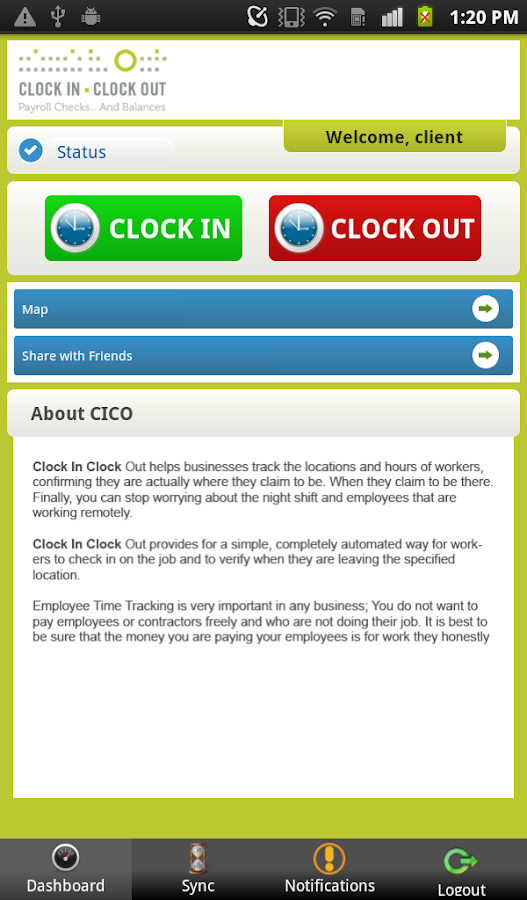 CLOCK IN CLOCK OUT - Android Apps on Google Play
