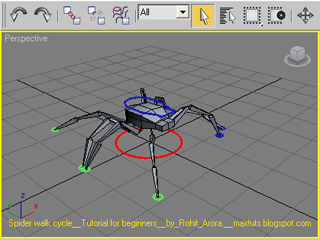 Rohit Arora's Blog: Spider walk cycle tutorial in 3ds max.