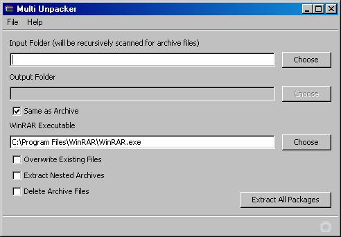 Paranoid Engineering: A tool for unpacking multiple archives and other ...