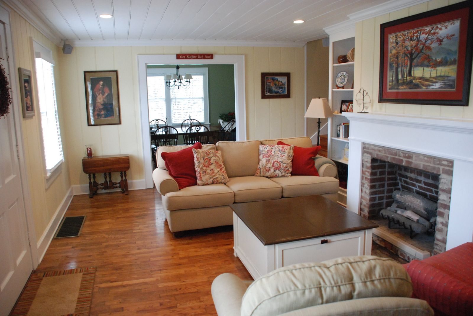 The Twining House: Living Room - Downstairs