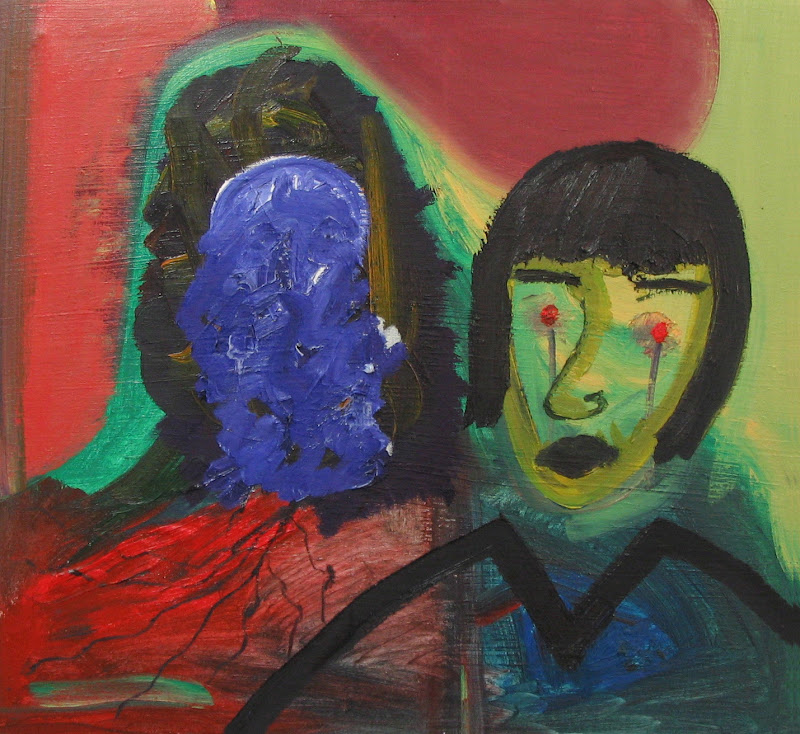 Stefan Frederic Walz, "dual portrait", 2006, oil on linen, 30" x 28 ...