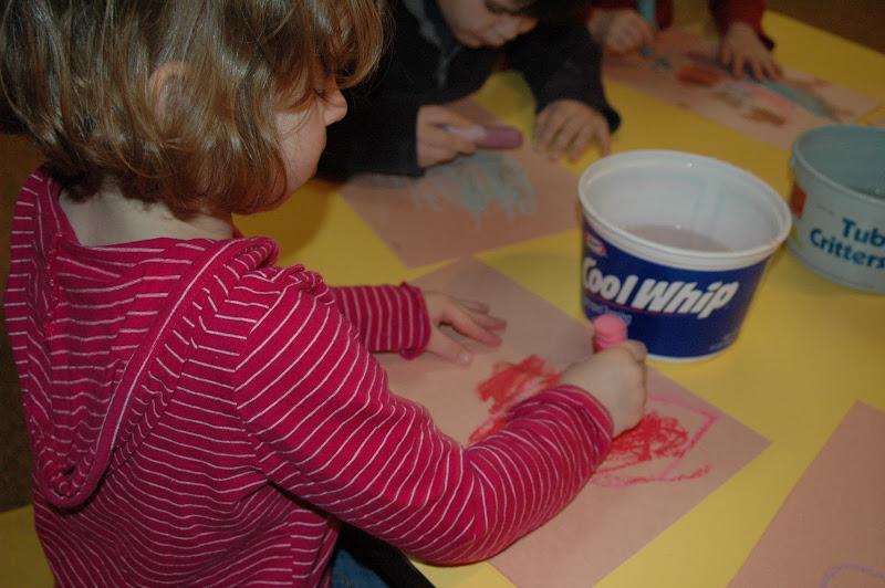 Little Pandas Playschool: Chalk & Water Art at the Preschool