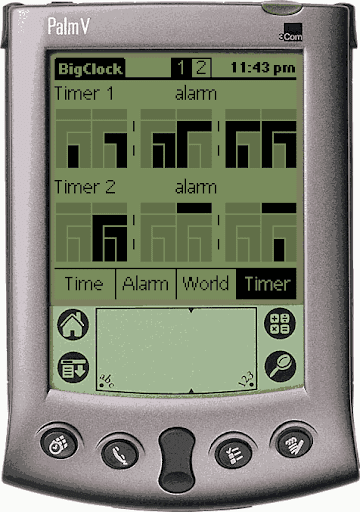 Curious PalmOS Bigclock Themes | WatchUSeek Watch Forums