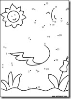 Láminas con puntos secuencias numericas para unir y colorear - Colorear ...