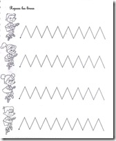 Fichas repasar líneas para imprimir - Colorear dibujos infantiles