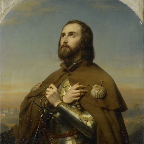 Eberhard (1445-96), Duke of Würtemberg, as a Pilgrim in the Holy Land ...