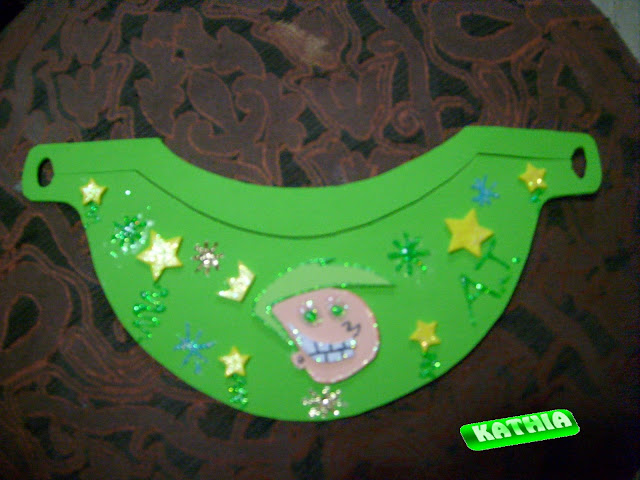 Visera de rana en foami - Imagui