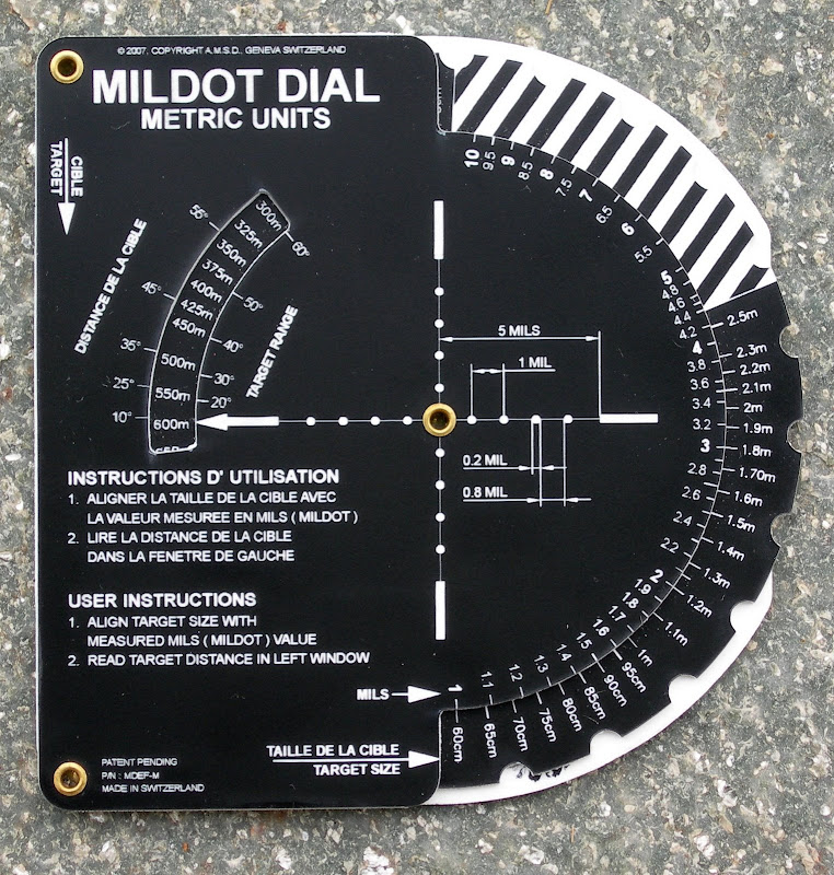 MilDot dial