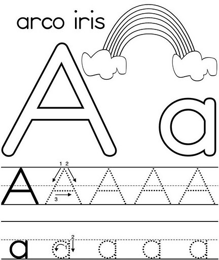 La Educación: Trazo de la Letra A