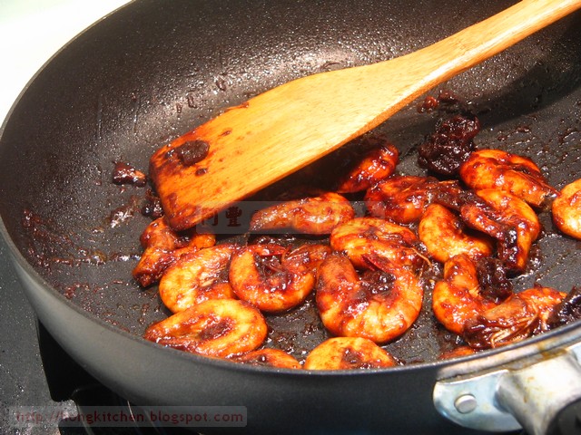 阿豐 - 美食心廚房: 酸酸甜甜的[亚参虾] - Tamarind (Assam) Prawn