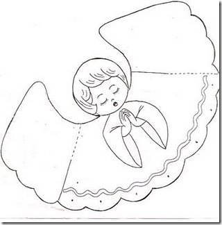 Ángeles para imprimir moldes - Imagui