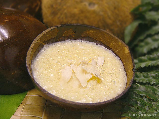 Coconut Tapioca Pudding | HI COOKERY