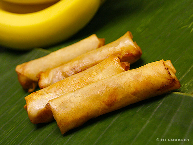 Banana Lumpia | HI COOKERY