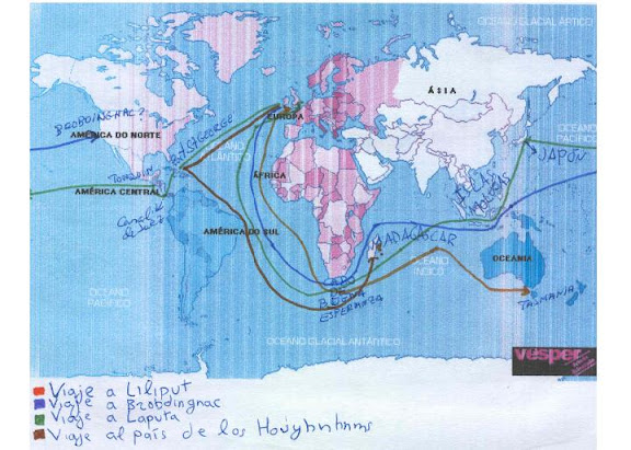 GEOGRAFÍA: Lugares literarios: Los viajes de Gulliver (1.Viaje a ...