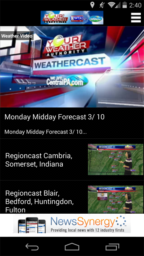 WTAJ Your Weather Authority - Android Apps on Google Play
