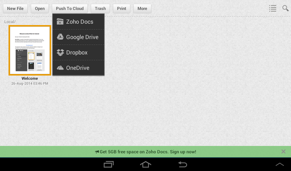 Zoho Writer - Android Apps on Google Play