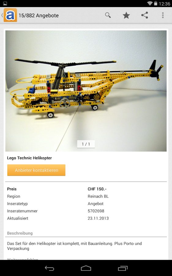 anibis.ch: Kleinanzeigen – Android-Apps auf Google Play