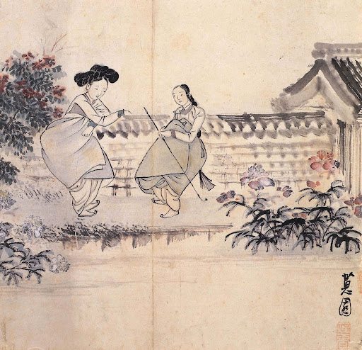 Two Women - Shin Yun-bok — Google Arts & Culture