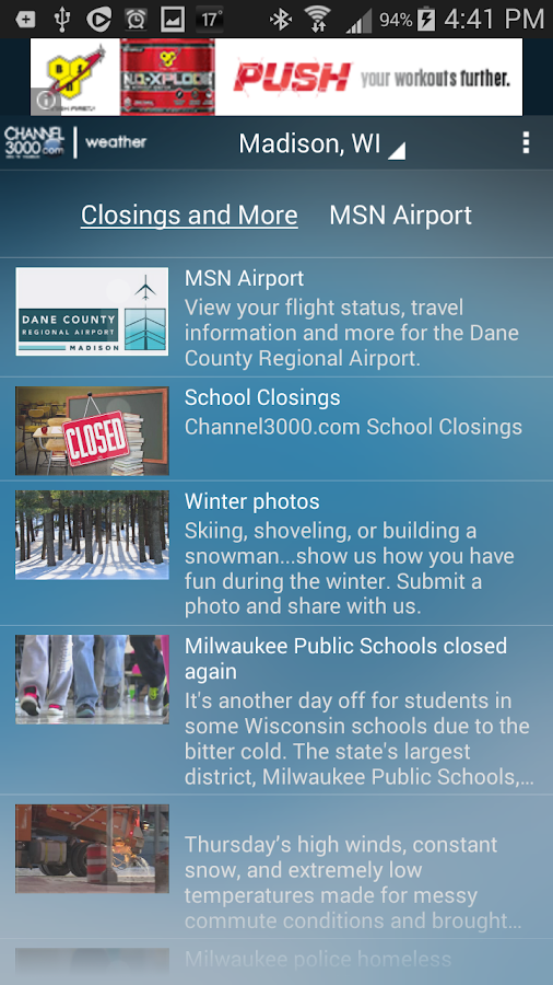 Channel3000 | WISC-TV3 Weather - Android Apps on Google Play