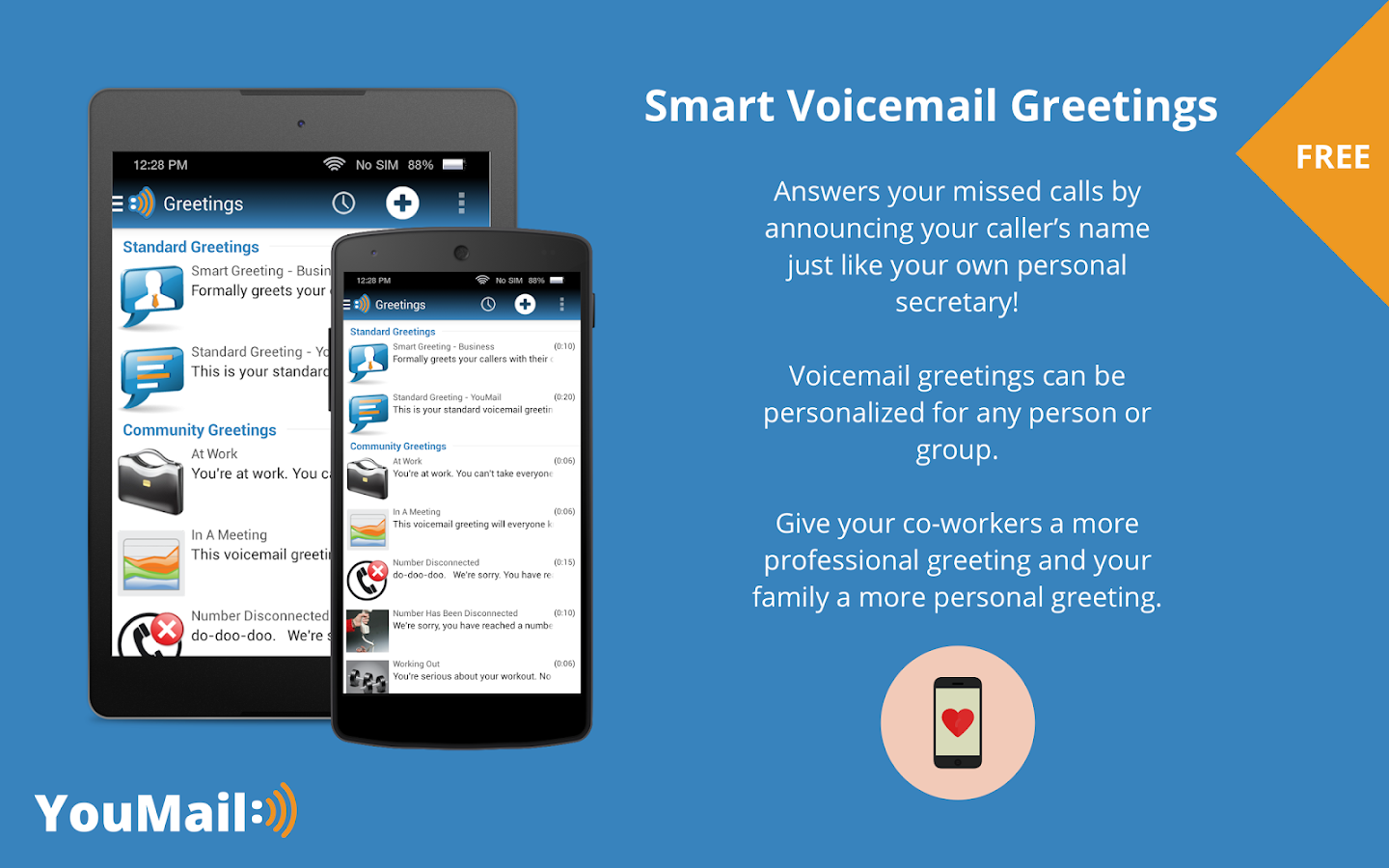 YouMail Voicemail Replacement Android Apps On Google Play