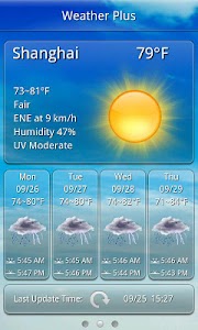 Weather Plus – The Best Weather App on Android – Android Weather Apps