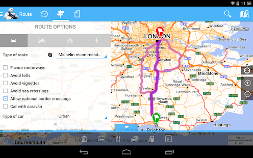 ViaMichelin Route planner,maps - Aplikacje Android w Google Play