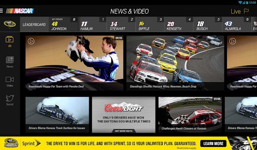 NASCAR MOBILE - Android Apps on Google Play