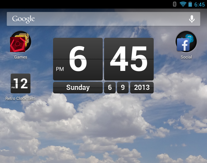 Retro Clock Widget 2.1.4 | app4u